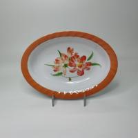 China Restaurant Microwave Safe Melamine Plates Round Dinner Plate for sale