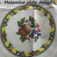 China Anti Curl Brightness 45GSM Melamine Decal Paper Printing Tableware for sale