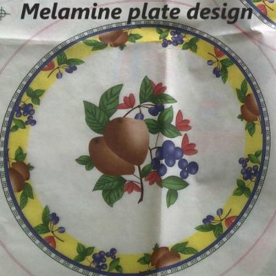 China Anti Curl Brightness 45GSM Melamine Decal Paper Printing Tableware for sale