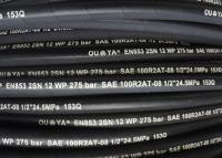 China SAE 100R2AT EN853 2SN Hydraulic Hose -40°C to +100°C Temperature Range with 40 MPa Working Pressure for sale
