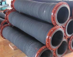 China Flanged Dredging Hose with -30°C to 80°C Temperature Range and 3:1 Safety Factor for Marine Applications for sale