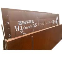 China 0.8-1.2mm A588 Corten Steel Plate 0.6m-3m AISI ASTM DIN for sale