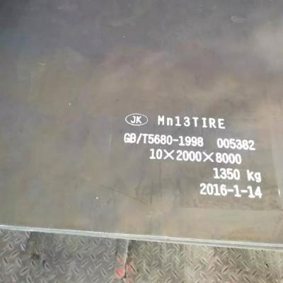 China Hot Rolled Wear Resistant Steel Plate Mn13 High Manganese Sheet for sale