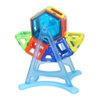 China 91PCS Magnetic Building Blocks Set with Remote Control Ferris Wheel - 7 Colors, 200+ Shapes Educational STEM Toy for sale