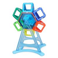 China 91PCS Magnetic Building Blocks Set with Remote Control Ferris Wheel - 7 Colors, 200+ Shapes Educational STEM Toy for sale