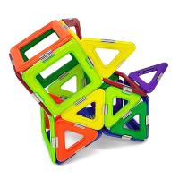 China 30-Piece Magnetic Building Blocks Set with 2 Shapes & 8 Colors for 100+ Geometric Structures - STEM Educational Toy for sale