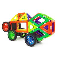 China Variant Elf 43-Piece Magnetic Building Blocks Set with 5 Geometric Shapes and 200+ Construction Options for Educational STEM Toys for sale