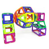 China 70-Piece Intelligent Magnetic Building Tiles Set with 5 Shapes & 8 Colors - STEM Educational Toy for sale