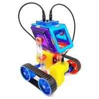 China MAGFX Tank Twin Heroes 116-Piece Magnetic Building Set with Dual Remote Control Tanks for STEM Education for sale