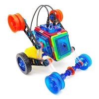 China MAGFX Tank Twin Heroes 116-Piece Magnetic Building Set with Dual Remote Control Tanks for STEM Education for sale