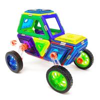 China MAGFX Tank Twin Heroes 116-Piece Magnetic Building Set with Dual Remote Control Tanks for STEM Education for sale