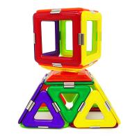 China Mir Space 23-Piece Magnetic Building Blocks Set with Rotating Car Window - 12 Squares & 10 Triangles for 100+ Shapes for sale
