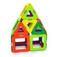 China Mir Space 23-Piece Magnetic Building Blocks Set with Rotating Car Window - 12 Squares & 10 Triangles for 100+ Shapes for sale