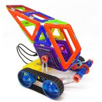 China Mars Explorer Magnetic Block Set - 50-Piece STEM Building Toy with Remote Control for Ages 5+ for sale