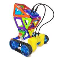 China Mars Explorer Magnetic Block Set - 50-Piece STEM Building Toy with Remote Control for Ages 5+ for sale