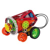 China STEM Magnetic Toy Cars Set Remote Controlled Magnetic Tiles for Kids 12pcs for sale