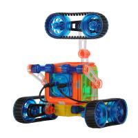 China OEM Educational Magnetic Tiles Remote Control Car with Plastic Building Blocks - STEM Learning Toy for sale