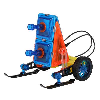 China Remote Controlled Car Magnetic Building Blocks Toy 2.4GHz for Kids Creative Play for sale