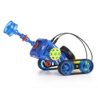 China STEM Learning Magnetic Tiles Remote Control Car with Triangular Design and Motor Locomotive Drive for Educational Building Sets for sale
