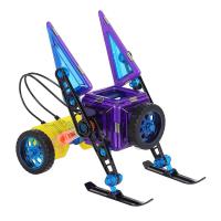 China Remote Controlled Motor Magnetic Building Blocks with Wheels - Wireless Control Magnetic Tiles Construction Set for Educational STEM Play for sale