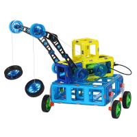 China Remote Control Locomotive Crane Magnetic Building Toy with Wireless Operation and STEM Educational Features for Children for sale