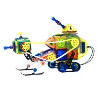 China Magnetic Building Tiles Remote Control Sled Fortress 3D Toy Set 108 Pieces for sale