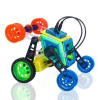 China STEM Magnetic Building Blocks Car Set Remote Control 2.4GHz 4WD Educational Toy for sale