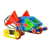 China Remote Controlled Motor Magnetic Tiles Car Set Locomotive Vanguard Warriors 2.4GHz 6V for sale