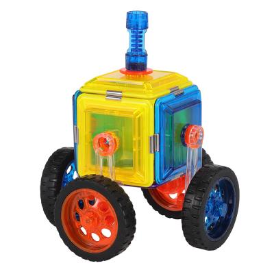 China Remote Control Magnetic Tile Accessories Rotating Octopus Building Block Toy for Kids 3Y+ for sale