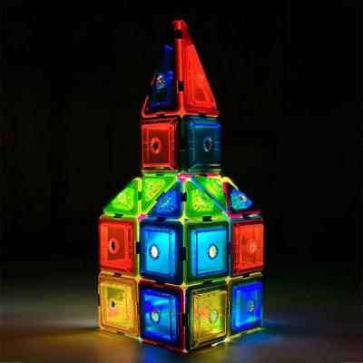 China Tower Shapes Magnetic Blocks Set with Strong Neodymium Magnets for Building and Educational Construction for sale