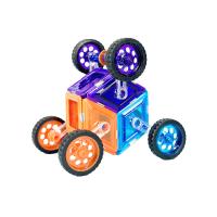 China Colorful Educational Magnetic Building Blocks 249Pcs Set for Kindergarten STEM Learning with Remote Control Motor for sale