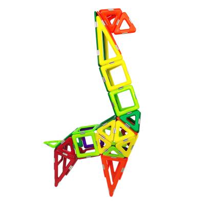 China OEM ODM 3D Magnetic Tiles Animals Giraffe Structure Building Blocks Sets - Educational STEM Toys for Kids for sale