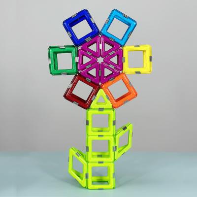 China Sunflower Shapes Magnetic Tiles Building Set for Kids 3+ Years - Colorful Educational STEM Toy for sale