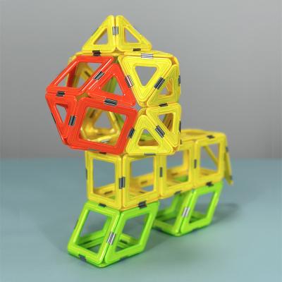 China Magnetic Tile Assembly 60-Piece Animal Plant Set Lion Shape Educational Building Toy for sale