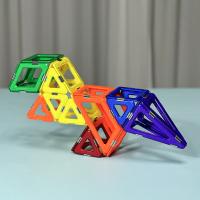 China Xiaoling Thief Dinosaur Magnetic Tiles 80pcs Building Blocks Baby Safety OEM ODM for sale
