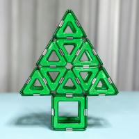 China 3D Magnetic Building Tiles Puzzle Toy with 65+ Geometric Shapes for Kids Christmas Tree and Animal Designs for sale
