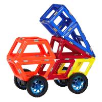 China Kindergarten Magnetic Teaching Tiles 198Pcs Educational Building Blocks STEM Learning Kit for sale