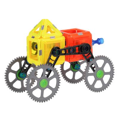 China 3D DIY Magnetic Tile Construction Vehicle Building Blocks - Ant Car Assembly Set with 650mm Components for sale