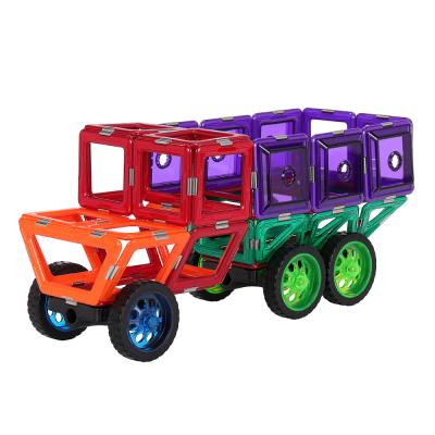 China MAGFX Magnetic Building Tiles for Heavy Truck Structures - Educational STEM Toy for Kids Ages 3+ for sale