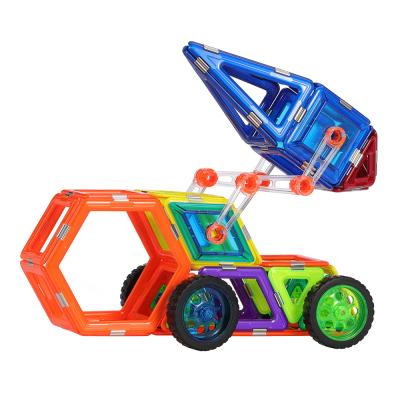 China 3D Creative Missile Vehicle Magnetic Building Blocks - Smooth Surface Educational Construction Toy for sale