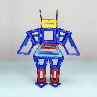 China Future Technology 3D Magnetic Building Blocks Set - Mecha Bat Robot Shapes with Strong Neodymium Magnets for Ages 6+ for sale