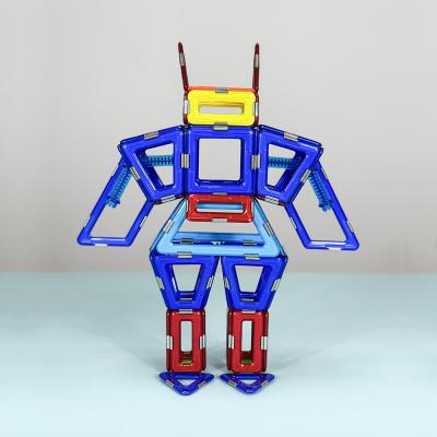 China Future Technology 3D Magnetic Building Blocks Set - Mecha Bat Robot Shapes with Strong Neodymium Magnets for Ages 6+ for sale