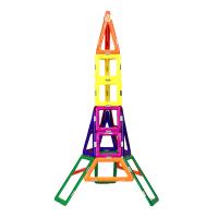 China Colorful Iron Tower Shapes Magnetic Construction Toys 3D Magnetic Building Blocks STEM Educational Set for sale