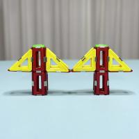 China Bridge Shapes Magnetic Construction Blocks with 3+ Years Age Rating - Educational Building Set with Geometric Forms for sale