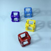 China Custom Kids Learning 3D Magnetic Construction Blocks with 6+ Geometric Shapes and Neodymium Magnets for STEM Education for sale