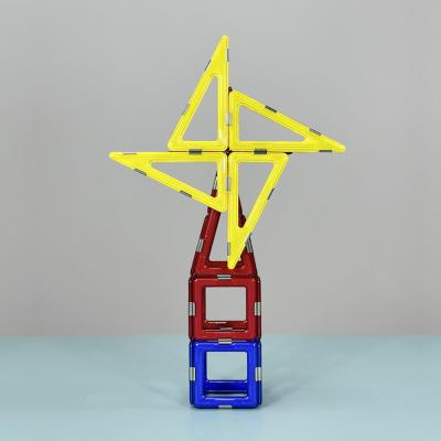 China 3D Magnetic Construction Tiles with Right Angle Windmill Design - STEM Building Blocks for Ages 3+ for sale