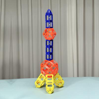 China Stem Preschool Pearl Tower Magnetic Toy Building Blocks - Educational Construction Set with 650px Images for sale