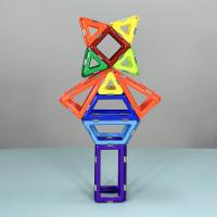 China 3D Educational Geometric Magnetic Building Tiles Set with 3+ Years Age Recommendation and Multiple Shape Combinations for sale