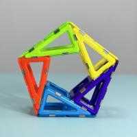 China Colorful Geometric Magnetic Tiles Building Set with Pentaram Shapes - 3+ Years Educational STEM Toy for sale