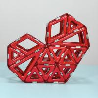 China Large Scale Love Magnetic Shapes Building Set Blocks - 3D Creative Construction Educational Toys for sale